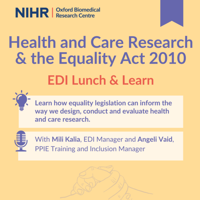 EDI Lunch & Learn – How can the Equality Act inform health and care ...